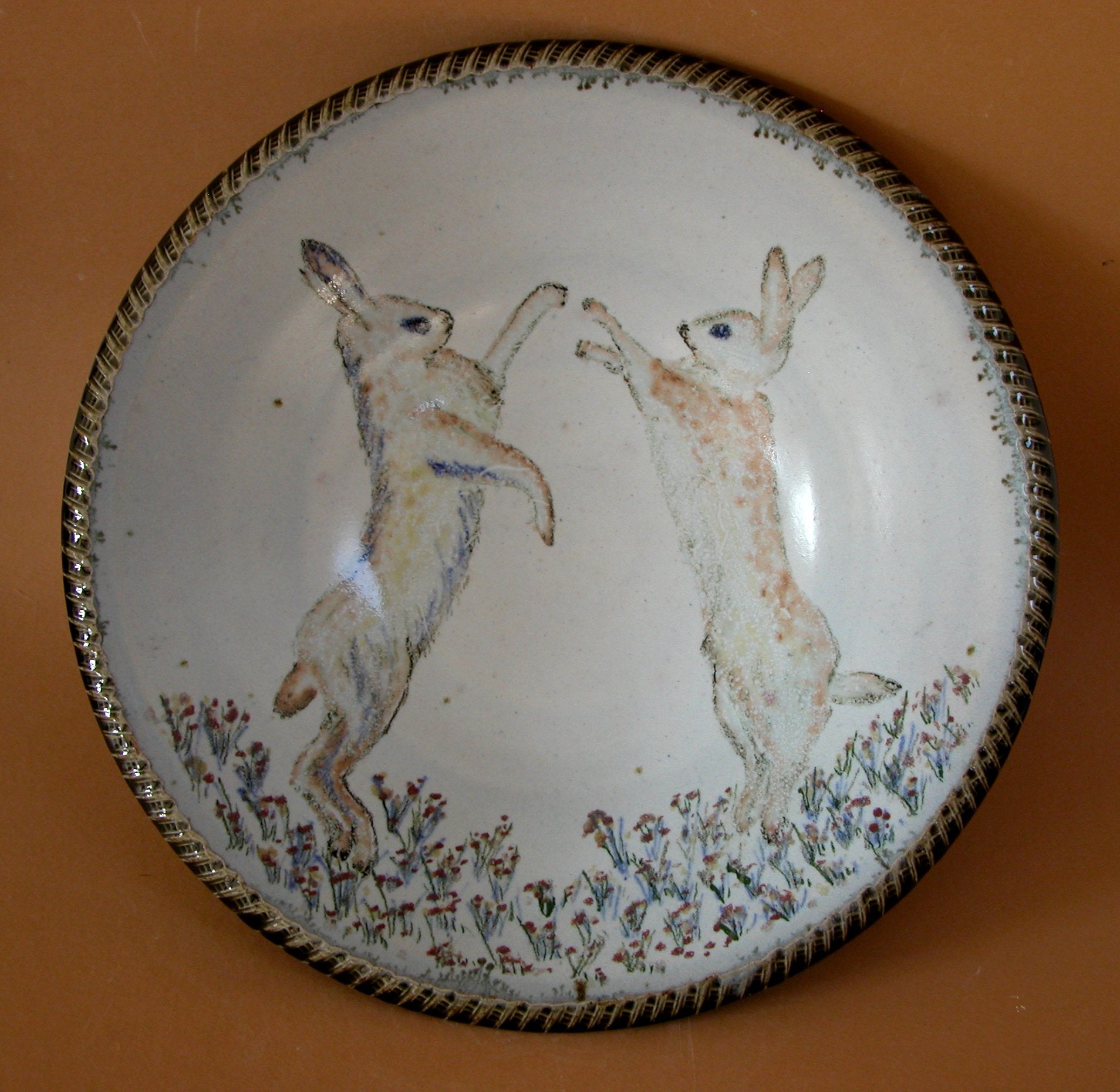 Boxing hares bowl.